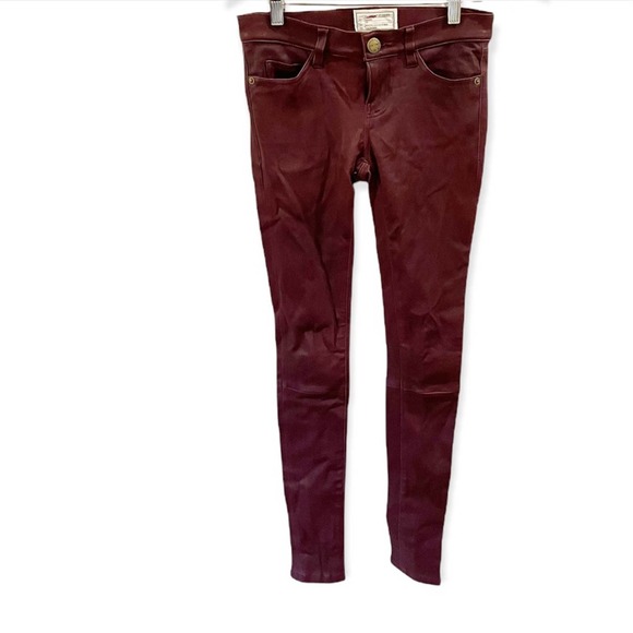Current/Elliott | Pants & Jumpsuits | Current Elliott Lamb Leather ...